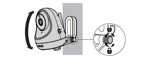 Mount the camera unit on the wall (optional) - LM917-1B – VTech